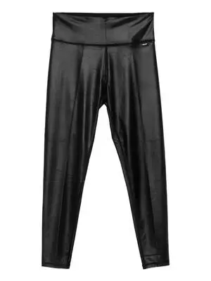 Dkny Faux-leather Leggings - Black