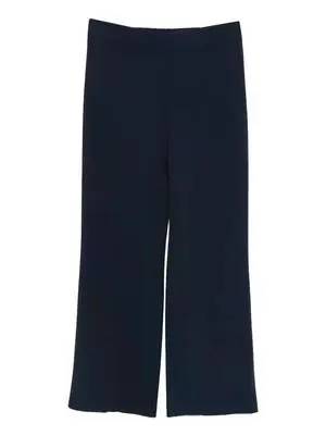 Etro Textured Wide-leg Trousers - Blue