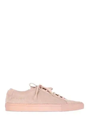 COMMON PROJECTS Achilles Suede Trainers - Pink