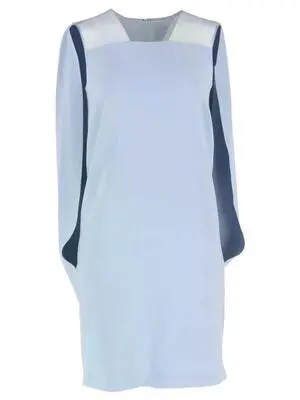 MAX MARA Sleeveless Dress With Cape Overlay