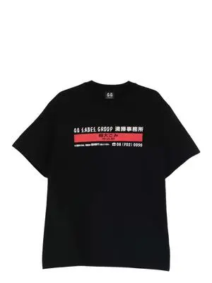 44 LABEL GROUP Graphic-print T-shirt - Black