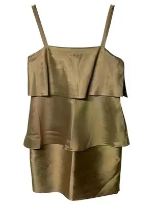 Moschino Layered Silk Dress - Neutrals