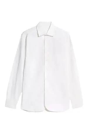 FORTELA Point-collar Shirt - White