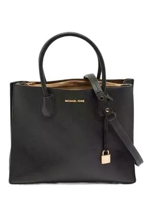 Michael Kors Mercer Leather Tote Bag - Black