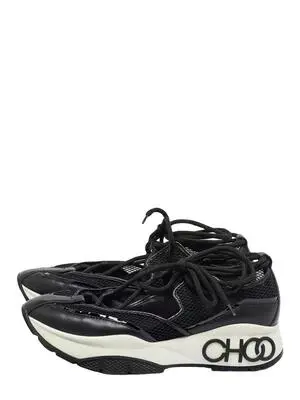 JIMMY CHOO Logo-detail Sneakers - Black
