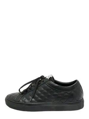 LE SILLA Quilted Leather Sneakers - Black