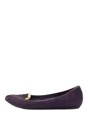 Tory Burch Round-toe Ballet Flat - Purple