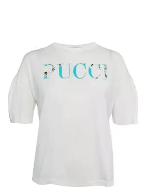 Emilio Pucci Logo Cotton T-shirt - White
