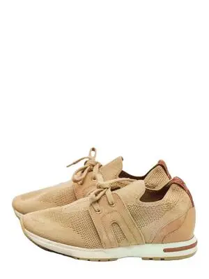 Loro Piana Lace-up Knit Sneakers - Neutrals