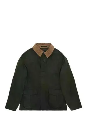 FORTELA Velvet Collar Bristol Jacket - Green