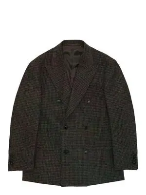 FORTELA Corrado Double-breasted Blazer - Brown