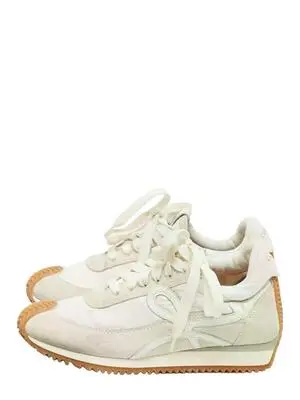 Loewe Suede Low-top Sneakers - Neutrals