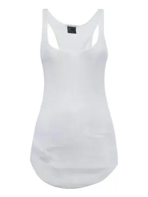 ISABEL MARANT VINTAGE Vintage Ribbed-knit Tank Top - White