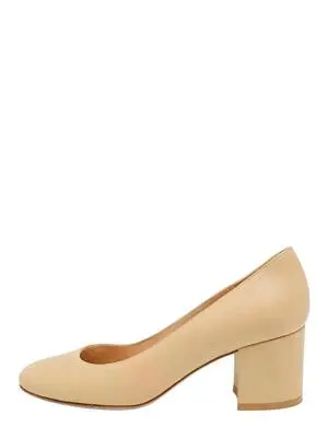 GIANVITO ROSSI Leather Pumps - Neutrals