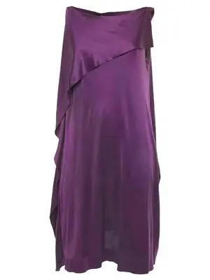 Bottega Veneta Sleeveless Silk Dress - Purple