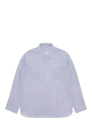 FORTELA Patch-pockets Shirt - Blue
