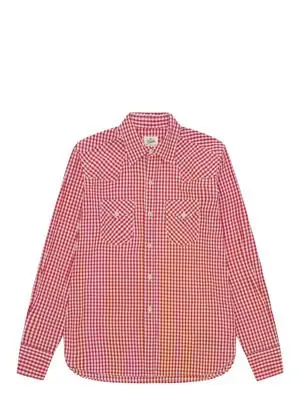 FORTELA Flap Pocket Texana Shirt - Red