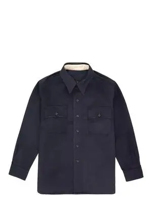 FORTELA Cpo2.0 Front-pocket Shirt - Blue