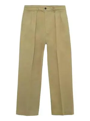 FORTELA Double-pleated Trousers - Neutrals