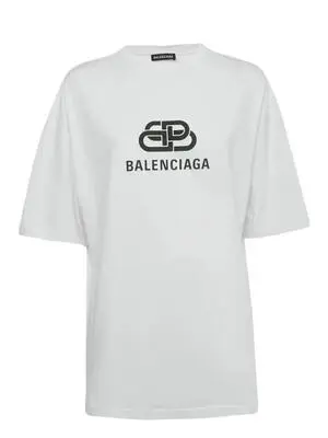 Balenciaga Logo-print T-shirt - White