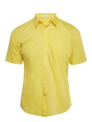 Balenciaga Cotton Collar Shirt - Yellow
