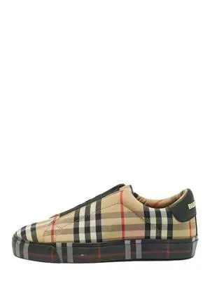 Burberry Markham Check Slip-on Sneakers - Neutrals