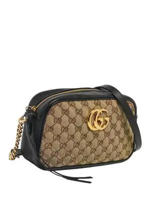 Gucci Small Marmont Crossbody Bag - Black