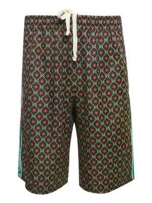 Gucci Star-print Shorts - Black