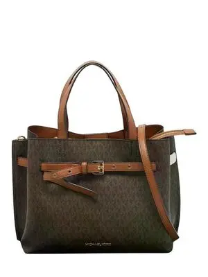 Michael Kors Emilia Monogram Tote Bag - Brown