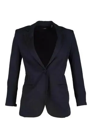 Theory Elasticated Waist Blazer - Blue