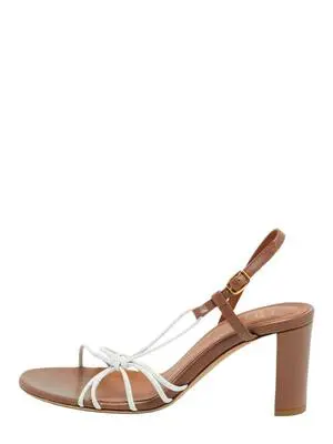 MALONE SOULIERS Leather Slingback Sandals - Brown