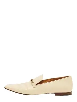 TOD'S Leather Hardware Loafers - Neutrals