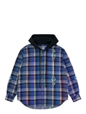 FORTELA Ashley Hooded Shirt - Blue