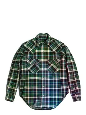 FORTELA Elpaso Checked-pattern Shirt - Green