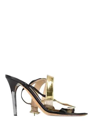 JIMMY CHOO T-strap Heeled Sandals - Black