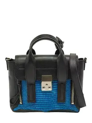 3.1 Phillip Lim Pashli Leather Satchel Bag - Black