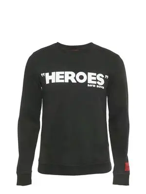 Hugo Boss Heroes Motif Sweatshirt - Black