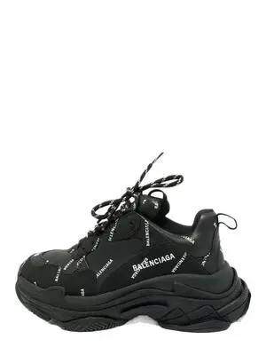Balenciaga Lace-up Sneakers - Black