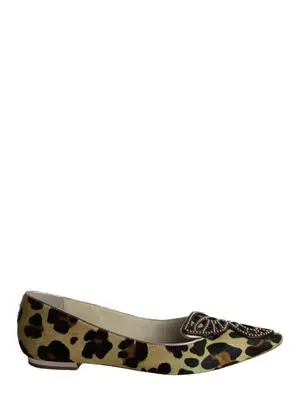 SOPHIA WEBSTER Bibi Butterfly-detail Ballet Flats - Neutrals