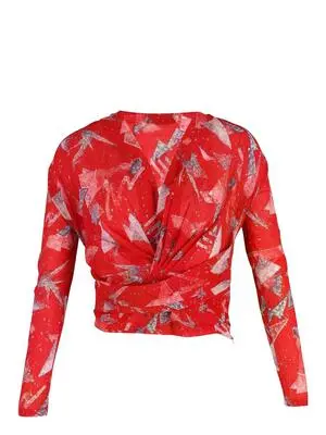 IRO PARIS Gabot Graphic-print Top - Red