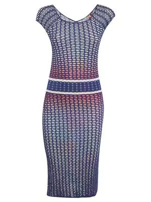Missoni Knitted Midi Dress - Blue