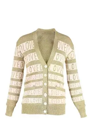 Gucci Button-fastening Cardigan - Gold