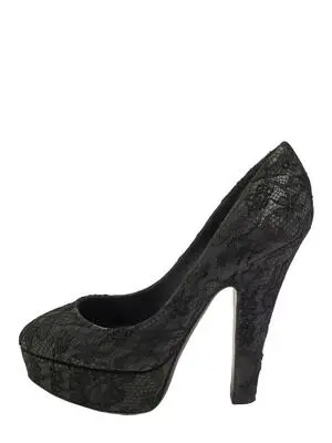 Dolce & Gabbana Platform Mesh Pumps - Black