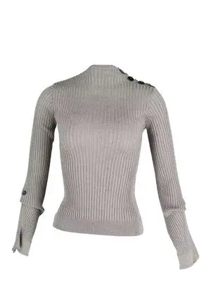 Roland Mouret Ribbed-knit Sweater - Grey