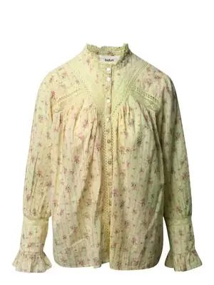 Ba&sh Floral Blouse - Neutrals