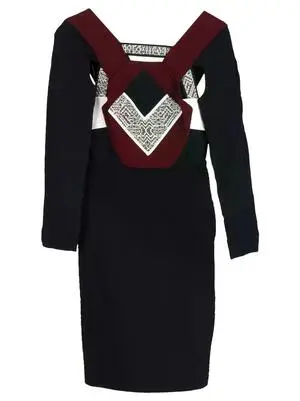Roland Mouret 2015 Long-sleeve Mini Dress - Black