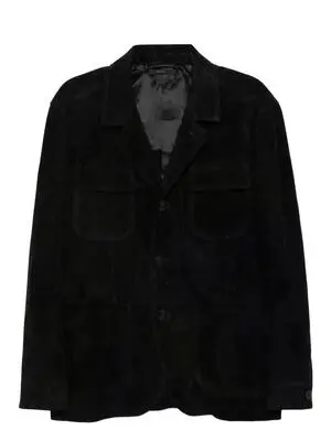 TOM FORD Leather Blazer - Black