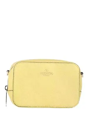Valentino Garavani Zipped Leather Pouch - Yellow