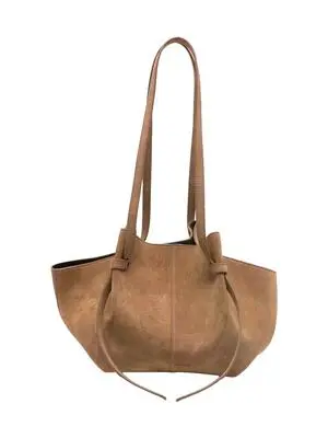 Yuzefi Mochi Knot-Detail Shoulder Bag Brown