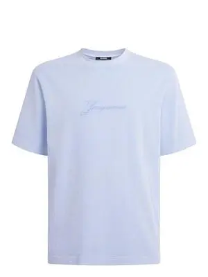 Jacquemus Cotton Pigmento T-shirt - Blue